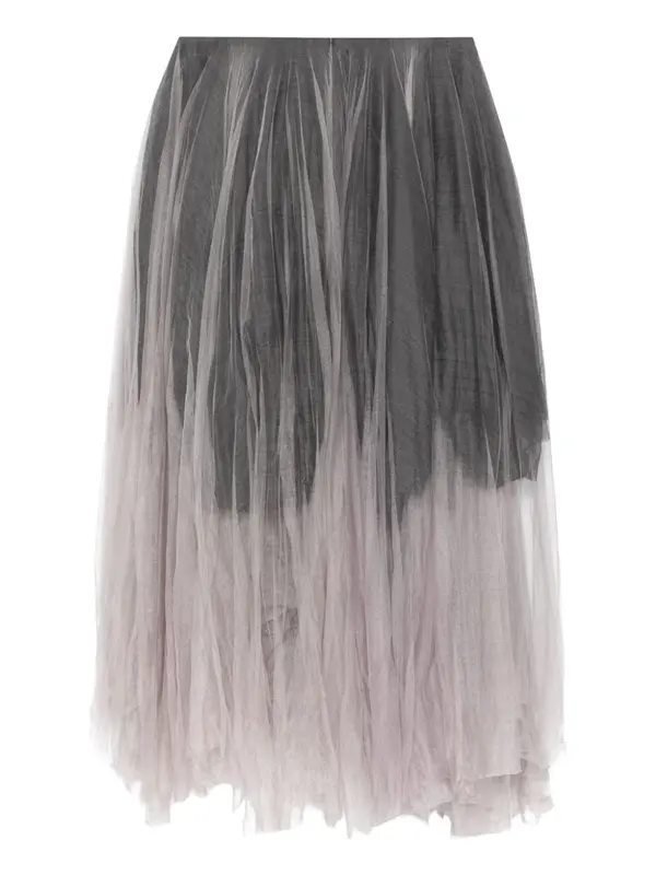 MARC LE BIHAN Tulle Maxi Skirt - Grey