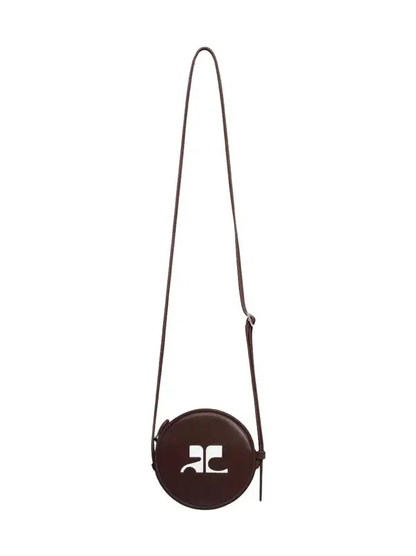 COURREGES Re-edition Small Circle Bag - Brown