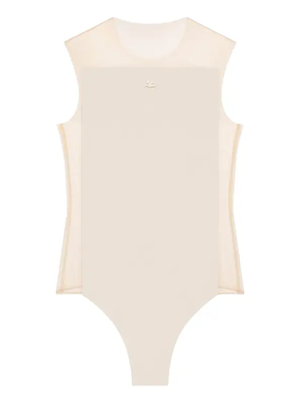 COURREGES Illusion Bodysuit - Neutrals
