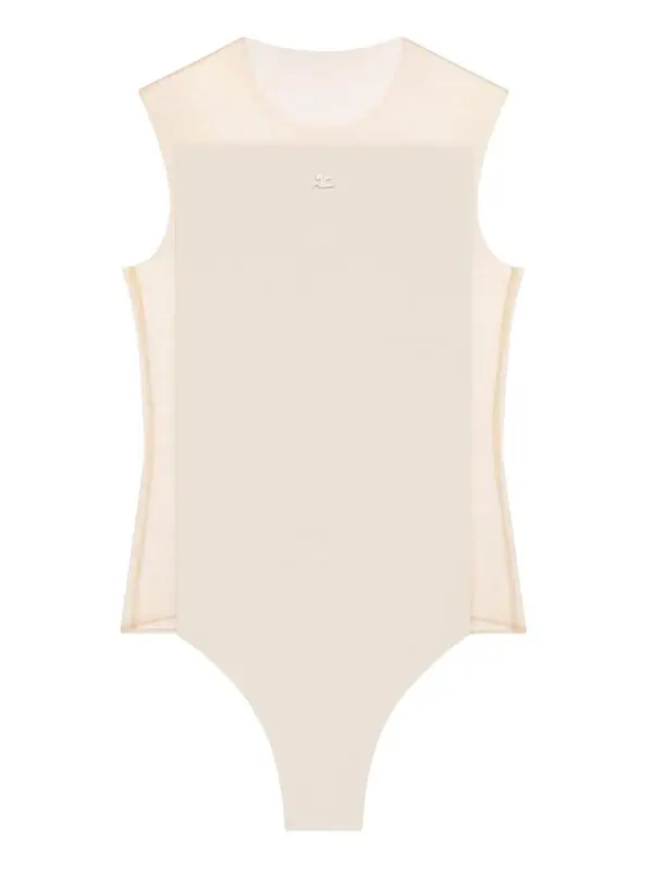 COURREGES Illusion Bodysuit - Neutrals