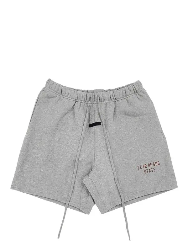 Fear Of God Logo-print Shorts - Grey