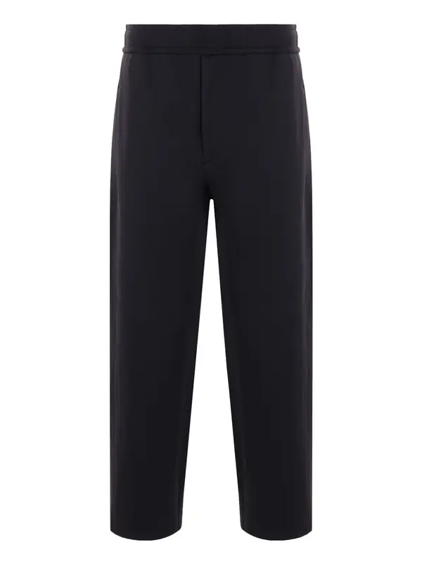 CFCL Milan Ribbed Curved Track Pants - Black