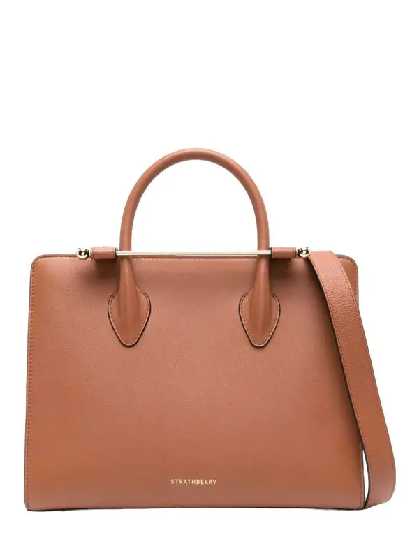 Strathberry Midi Tote Bag - Brown