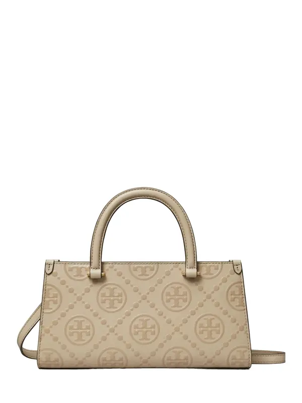 Tory Burch Small T Monogram Tote - Neutrals