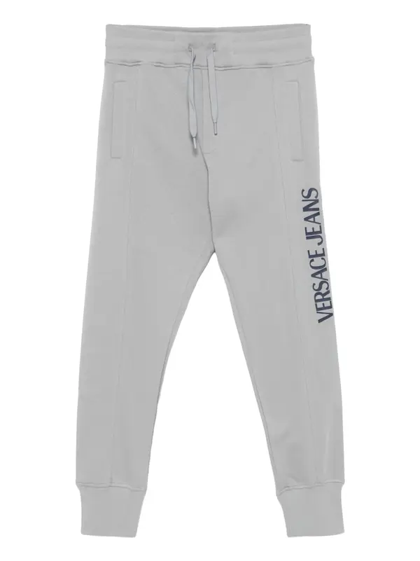 Versace Logo-print Track Pants - Grey