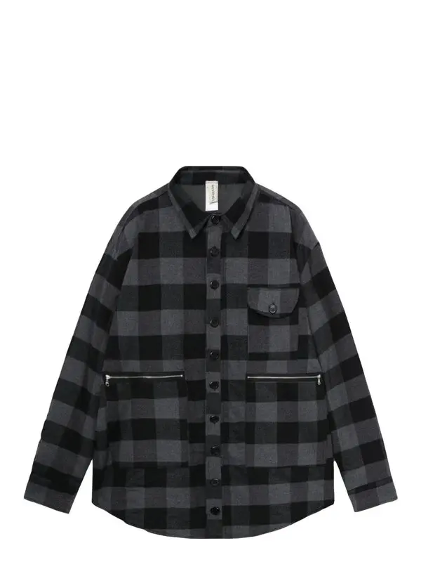 WESTFALL Checked Shirt - Grey