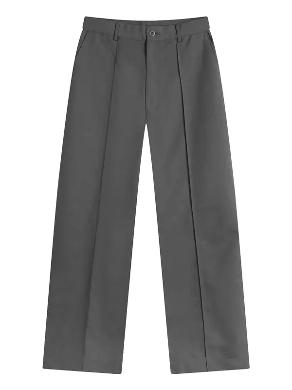 SNOW PEAK Hybrid Wool Wide Leg Pants - Grey