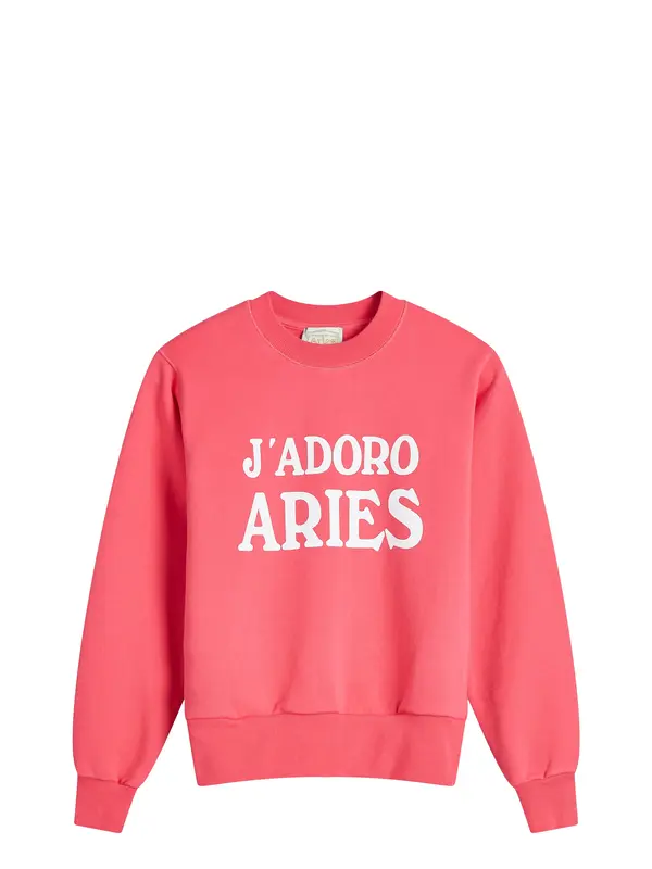 Aries Baby Fit J'adoro Sweatshirt - Magenta