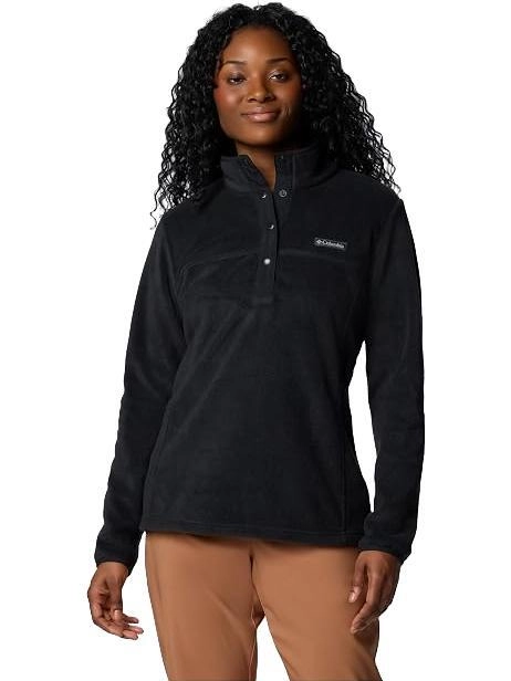 Columbia Benton Springs 1/2 Snap Pullover Ii Fleece Jacket - Black