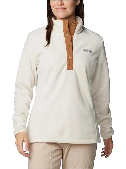 Columbia Benton Springs 1/2 Snap Pullover Ii Fleece - White