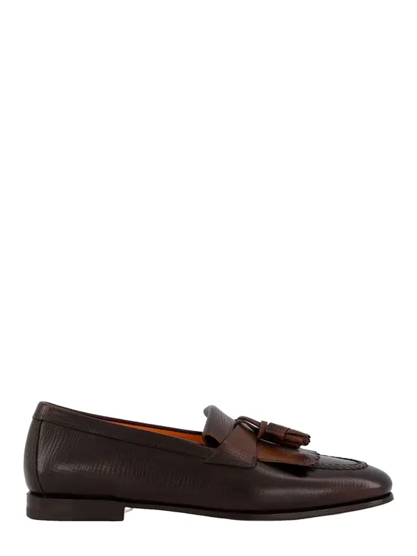 Santoni Carlo Loafers - Brown