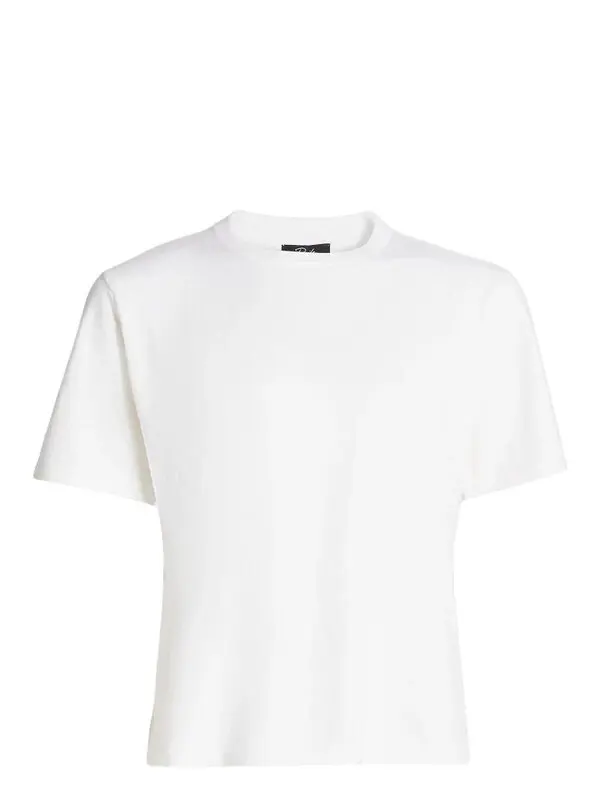 Rails Cotton-cashmere T-shirt - White