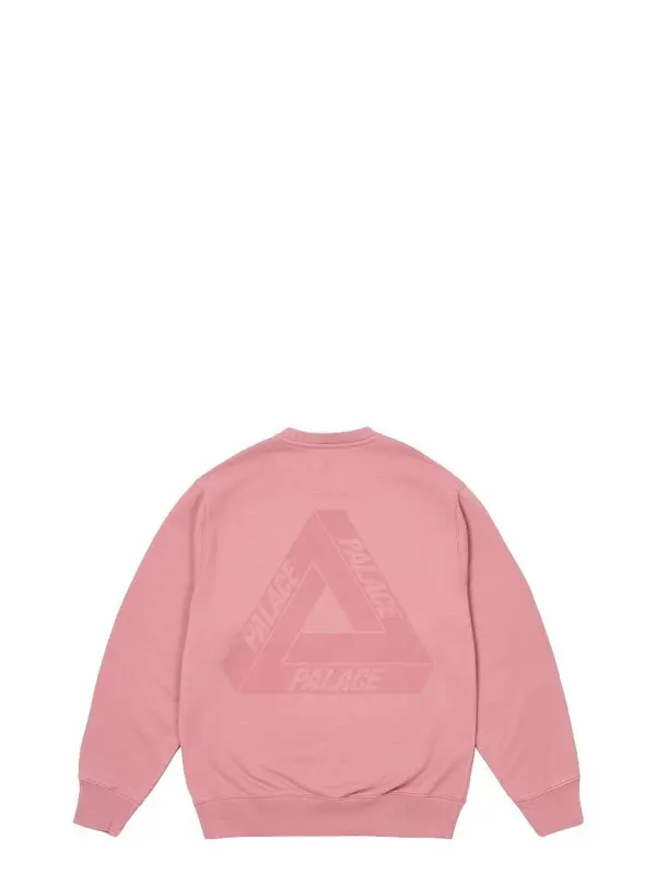 PALACE Spray Triferg Crew - Dusty Mauve