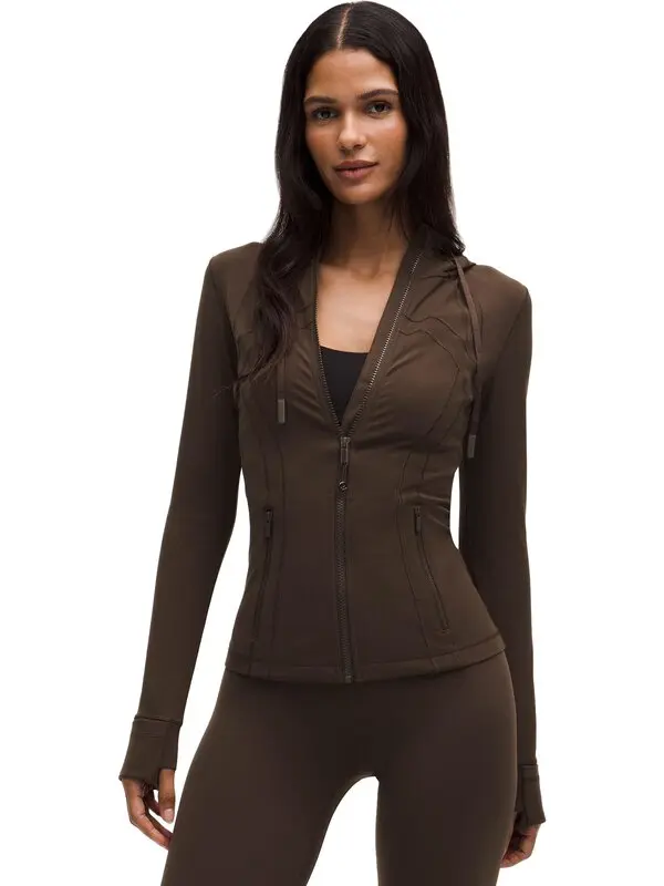 Lululemon Define Hooded Jacket - Walnut Crunch