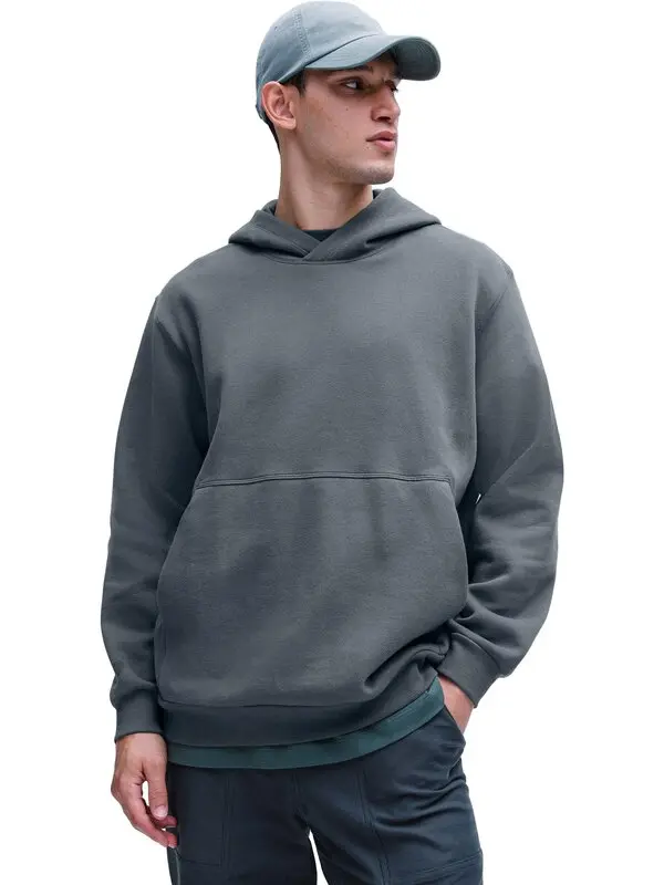 Lululemon Steady State Pullover Hoodie - Oil Grey