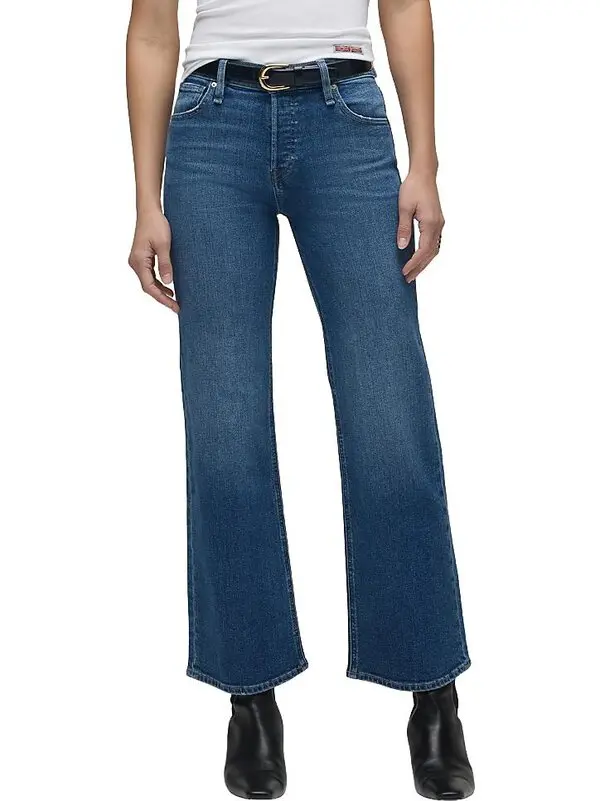 Hudson Jeans Rosie High-rise Wide-leg Ankle Jeans - Upscale