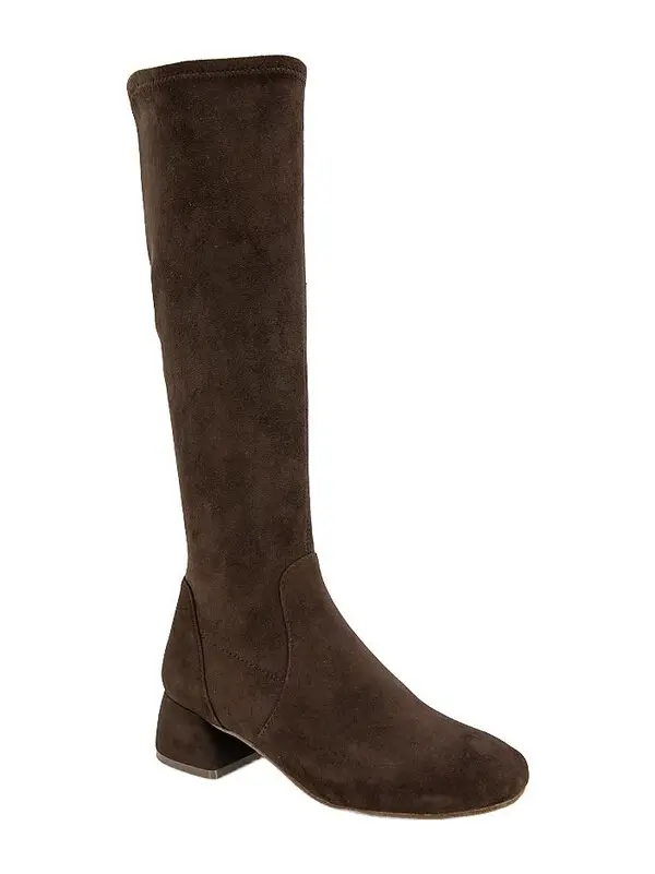 KENNETH COLE Emily Stretch Boots - Chocolate