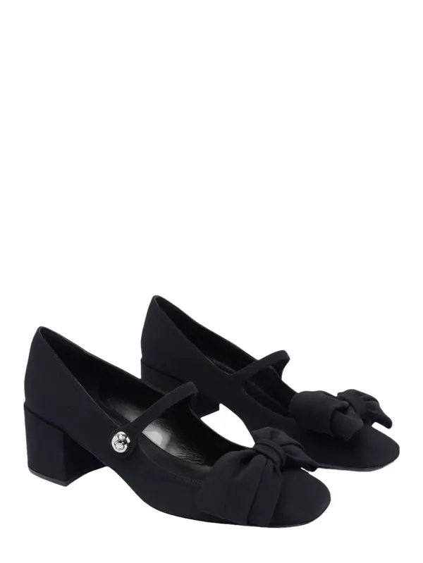 Valentino Garavani 55mm Bow-detailed Mary Jane Pumps - Black