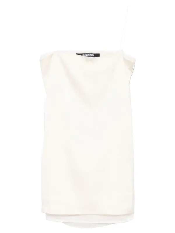 Jacquemus La Robe Elica Mini Dress - Neutrals