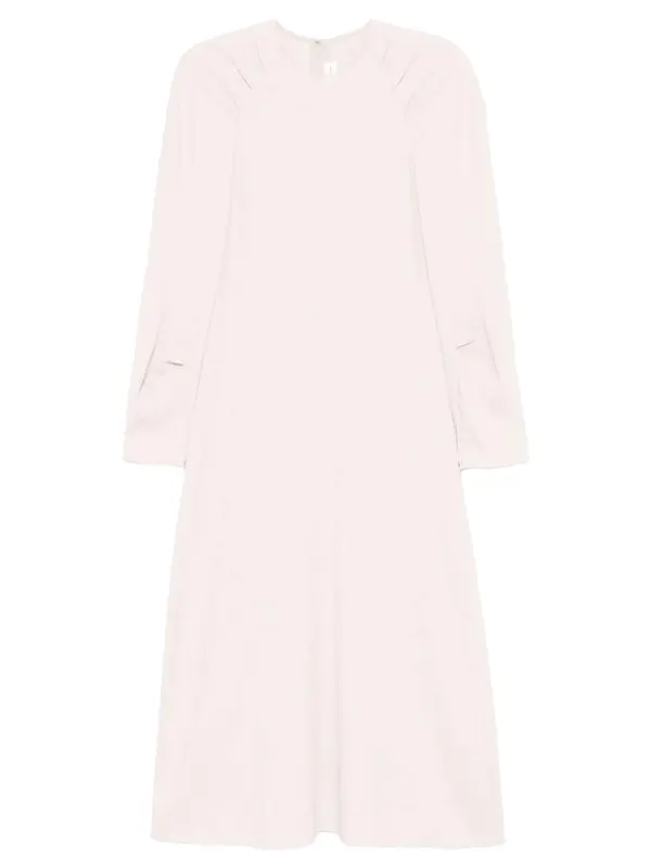 Victoria Beckham Crepe Midi Dress - Pink