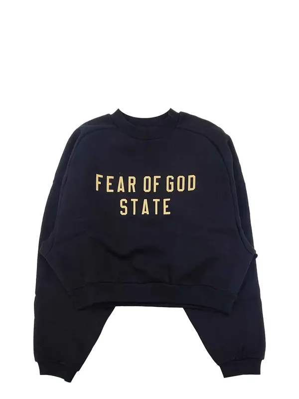 Fear Of God Logo-print Sweatshirt - Black