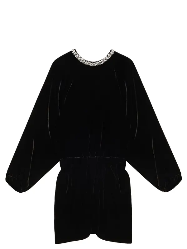 Isabel Marant Beniga Velvet Dress - Black