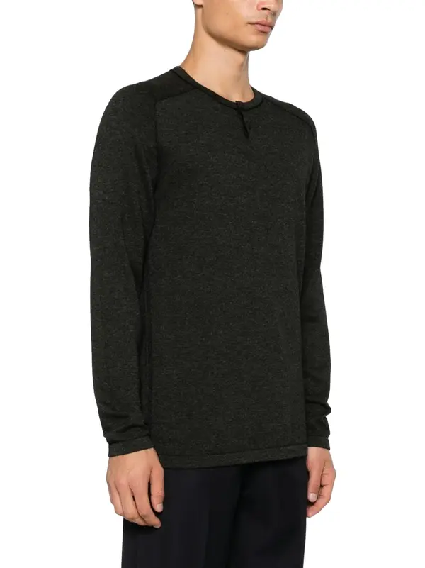 Transit Mélange-effect Sweater - Grey