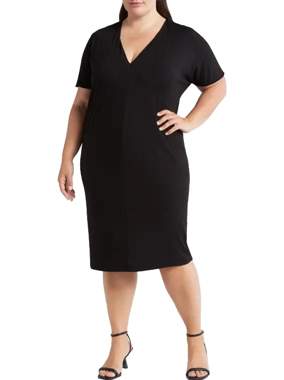 Universal Standard Teresa Jersey Shift Dress - Black