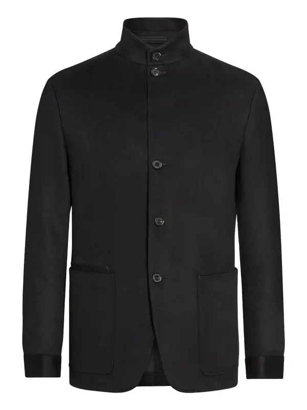 Zegna Oasi Cashmere Il Conte Chore Jacket - Black