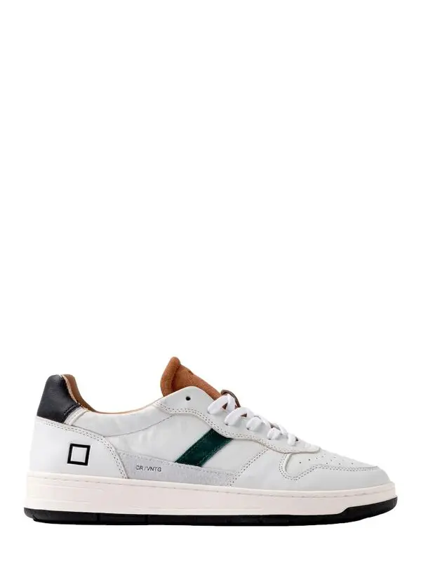 D.a.t.e. Lace Up Sneakers - White-cuoio M10d