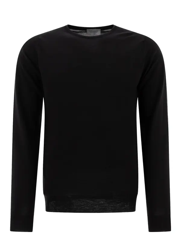 John Smedley Lundy Merino Wool Crew-neck Sweater - Black