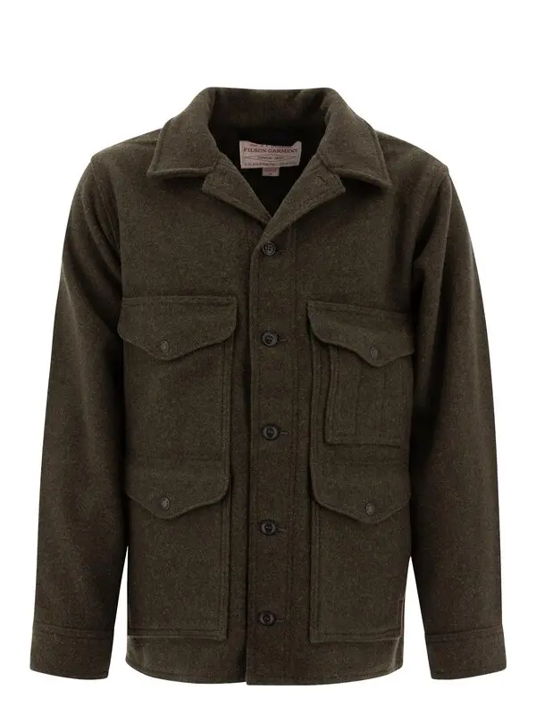 Filson Mackinaw Wool Coat - Green