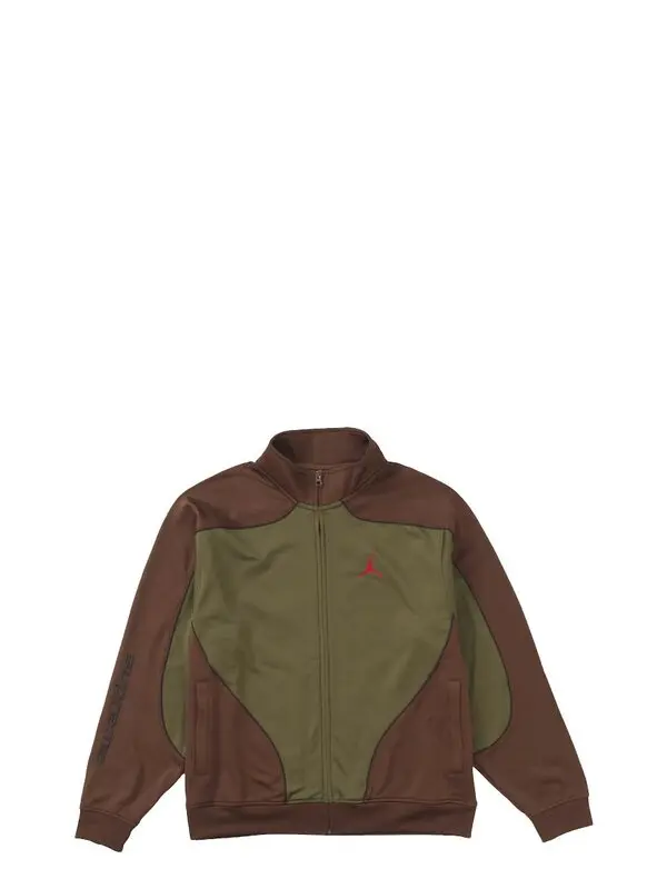 Supreme Jordan Tricot Track Jacket - Olive