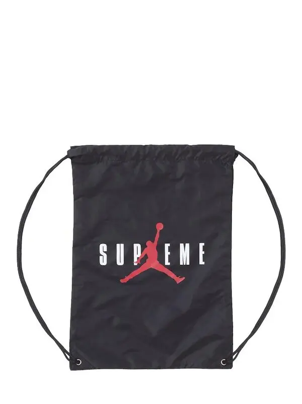 Supreme Jordan Drawstring Bag - Black