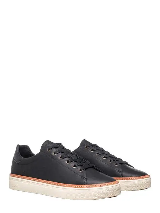 Clae Bradley Leather Welt Sneakers - Black Leather