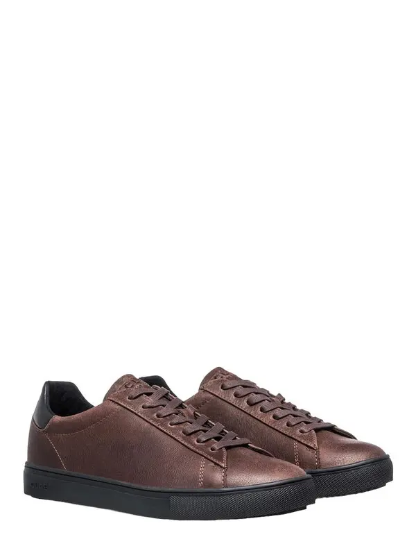 Clae Bradley Leather Sneaker - Demitasse Leather Black