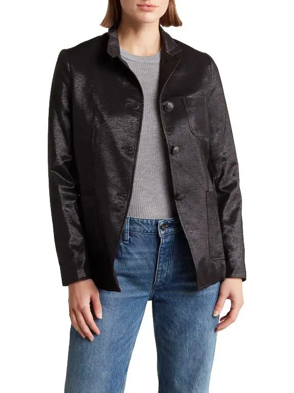 Rag & Bone Sid Metallic Wool-blend Jacket - Black