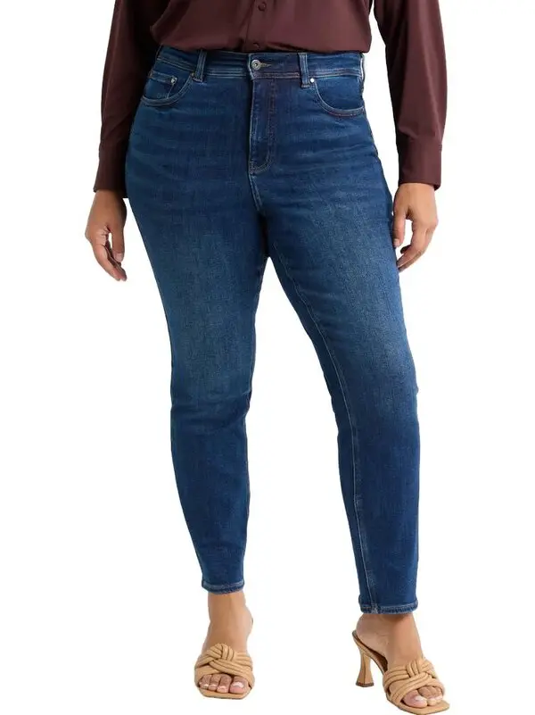 Universal Standard High-waist Jeans - Naval Blue Wash