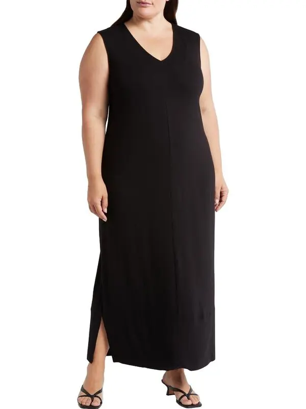 Universal Standard Claremont Midi Shift Dress - Black