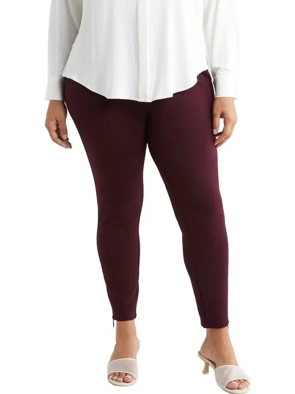 Universal Standard Moro Pull-on Pants - Black Cherry