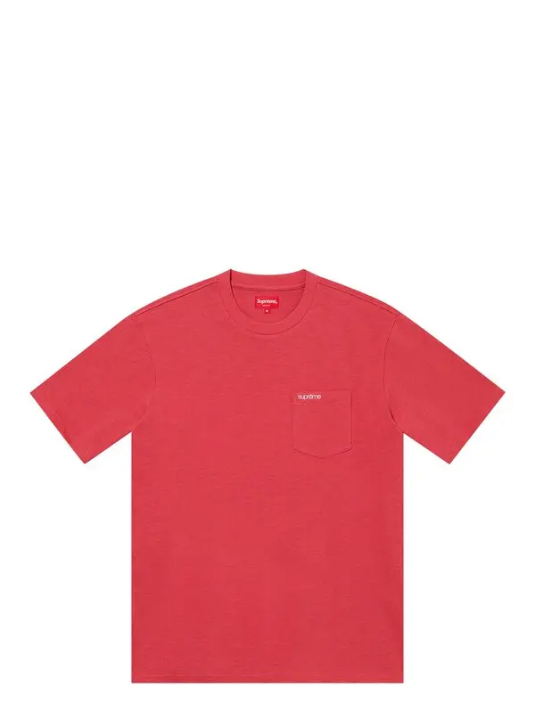 Supreme Short-sleeve Pocket Tee - Red