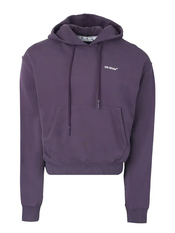 Off-White Caravaggio Crowning Over Hoodie - Purple