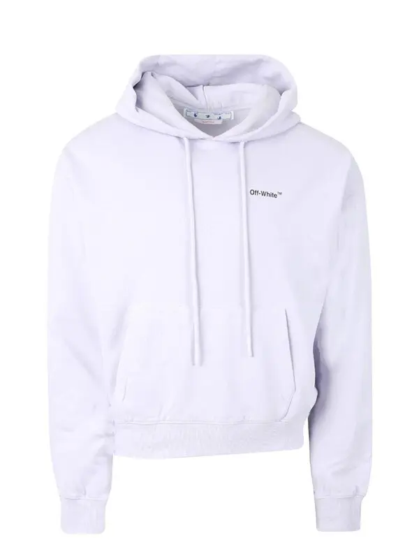 Off-White Caravaggio Arrow Over Hoodie - Purple