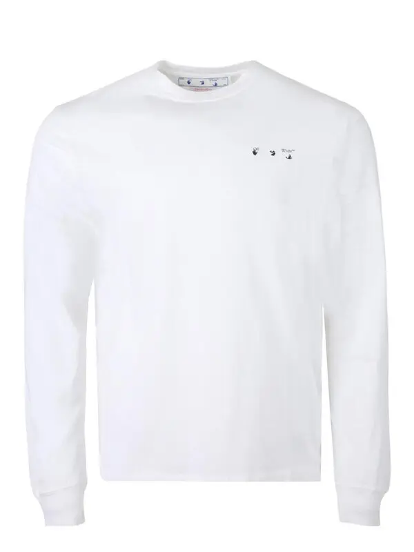 Off-White Caravaggio Paint Skate Long-sleeve Tee /black - White