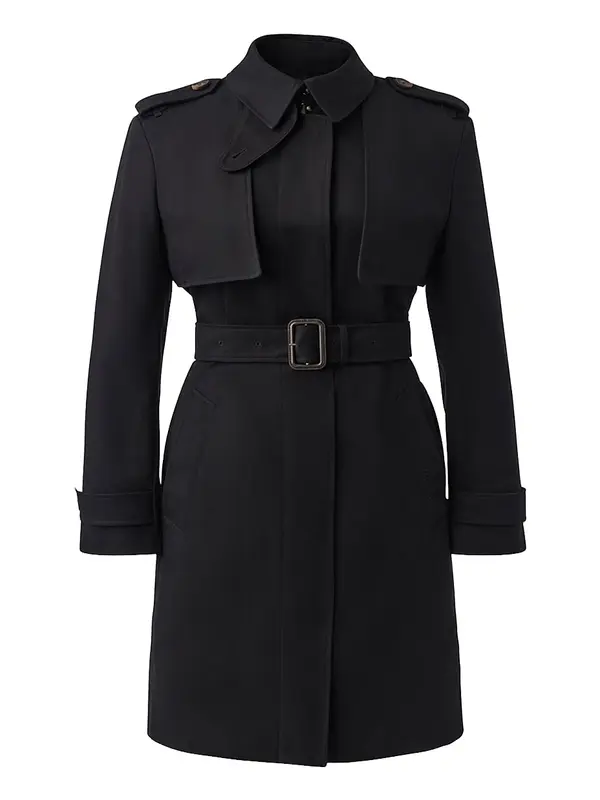 Mackage Winn Trench Coat - Black
