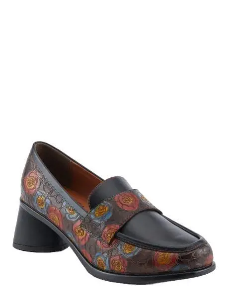 SPRING STEP SHOES Rivoire Loafer Pump - Black Multi