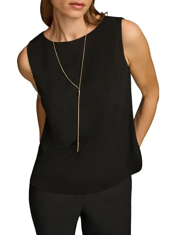 Donna Karan New York Sleeveless Shell - Black