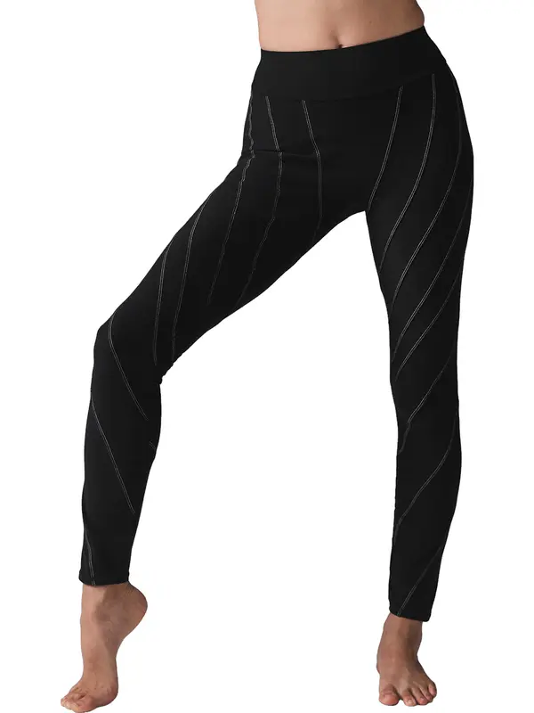 Alo Yoga Soft High-waist Sunray Legging - Black/white