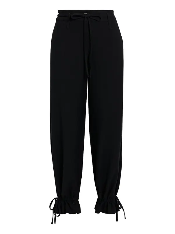 Acne Studios Wool-blend Tapered Pants - Black