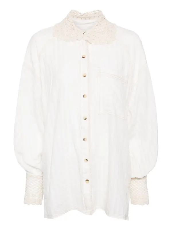 Free People Rhiannon Shirt - White